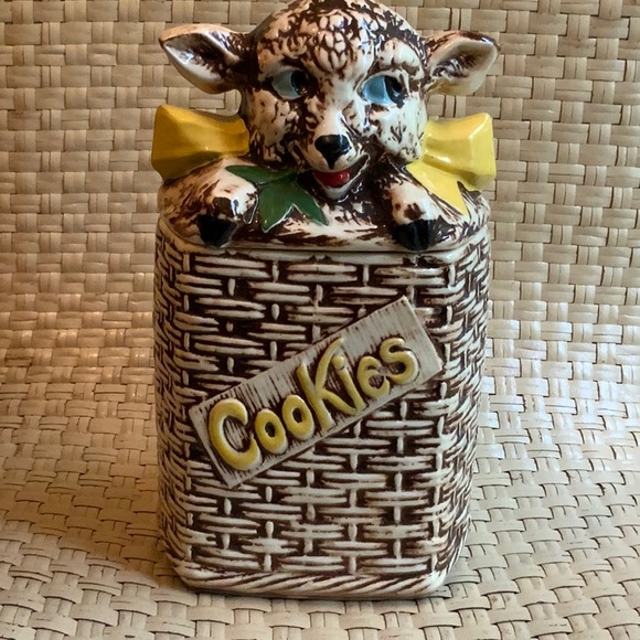 Mccoy | Kitchen | Rare Nelson Mccoy Lamb Cookie Jar 93s | Poshmark